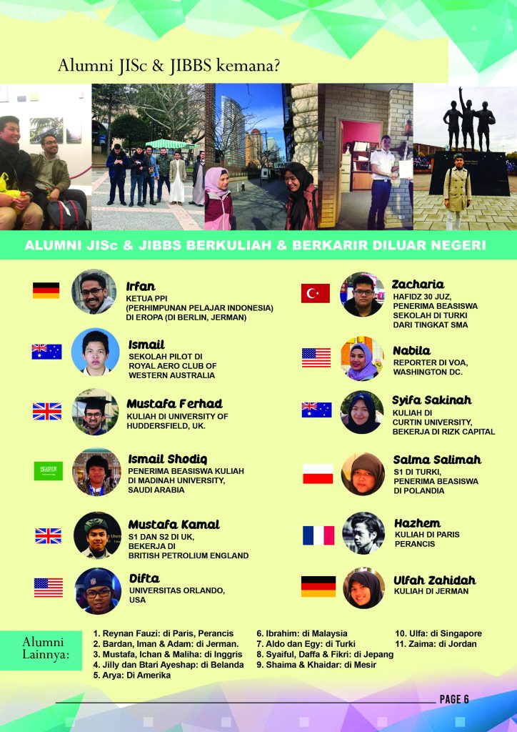 JISc / JIBBS/ JIGSc Achievement - Jakarta Islamic School